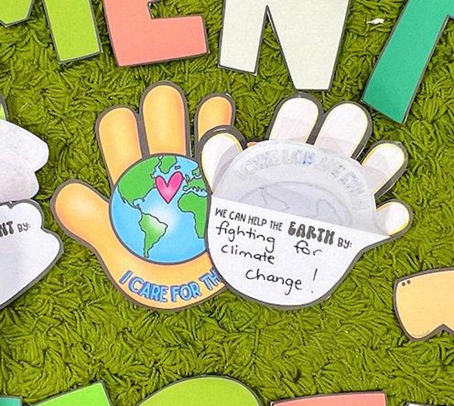 Earth Day / World Environment Day / Craft / Craftivity Display ...