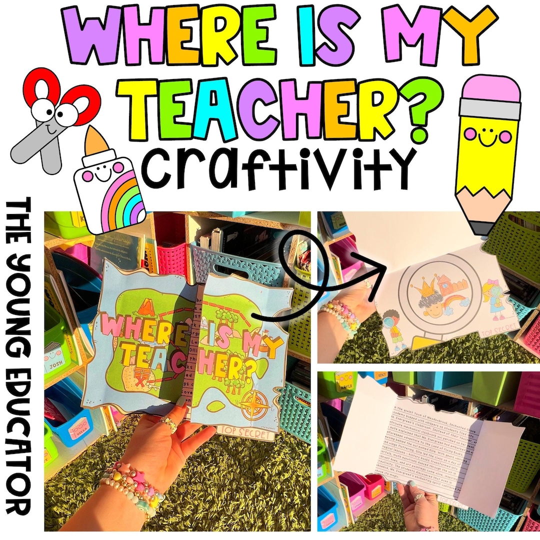 WHERE is My Teacher? Relief/substitute Teacher - Activity for When You ...