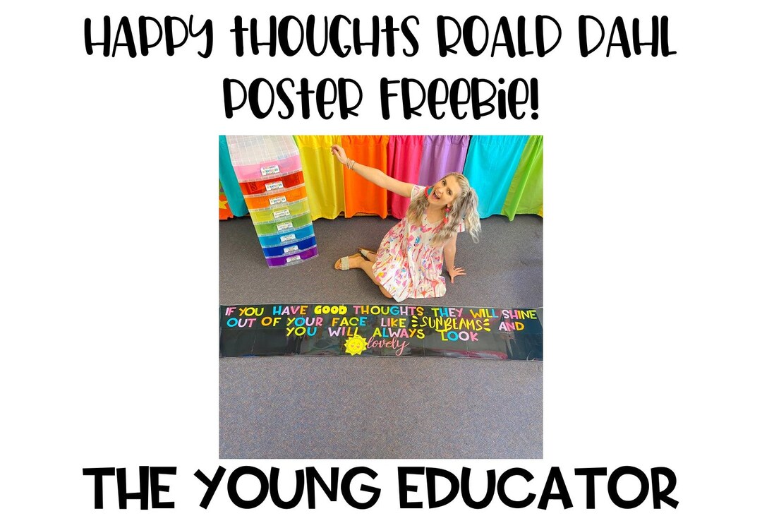 Good Thoughts Roald Dahl Classroom Banner - Etsy