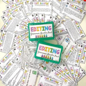 Grammar Booster Pack - Upper Grades Bundle - Etsy
