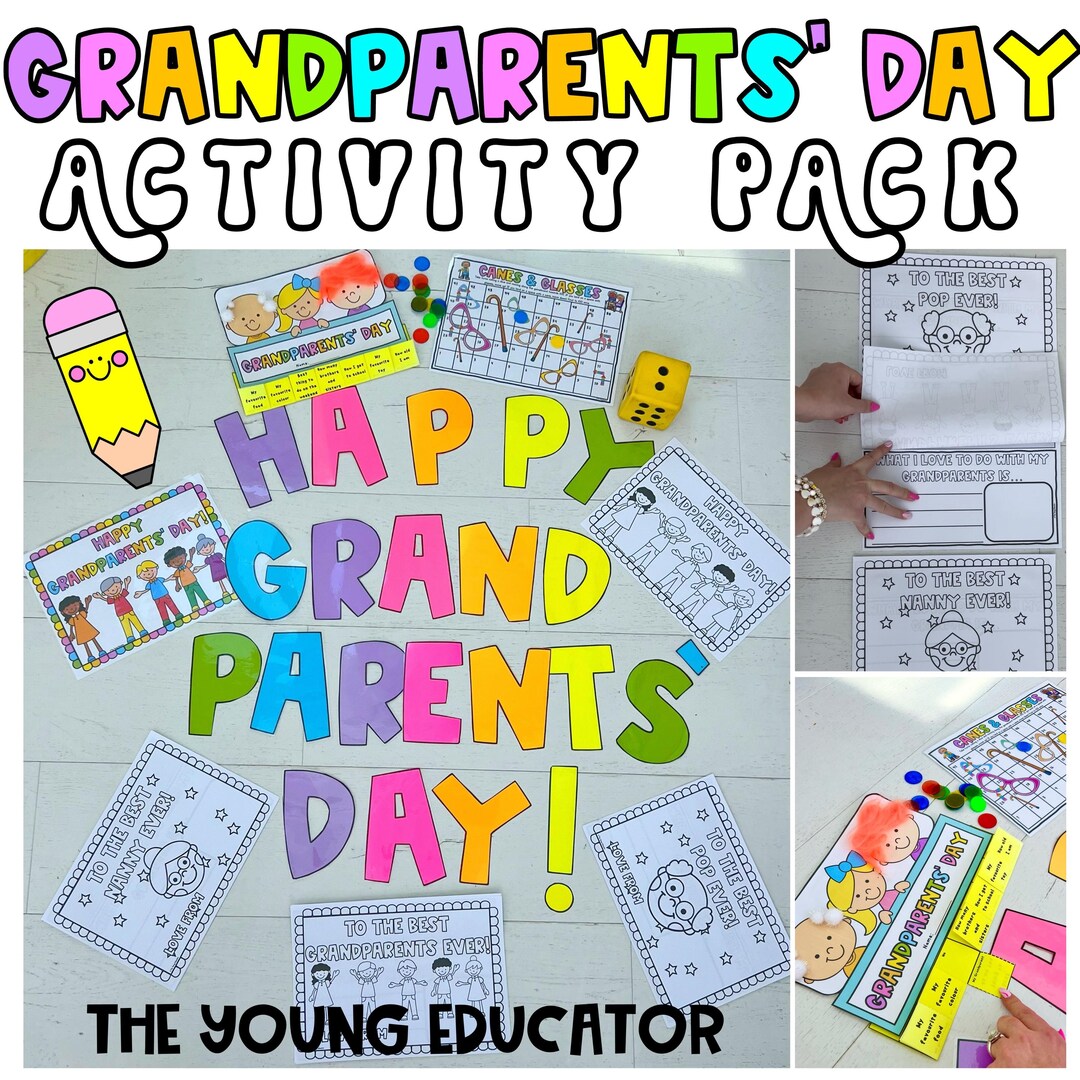 Grandparents Day Activity Pack - Low Prep & Open Classroom Visitor ...