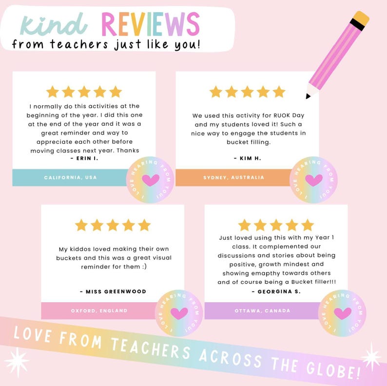 Bucket Filler Craftivity/back to School/friendship Recipe/how to Fill a ...