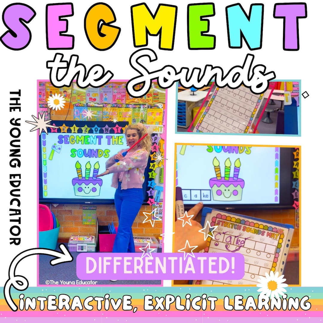 Segment the Sounds Interactive Slides & Maker Mat - *differentiated ...