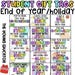 End of Year Gift Tags Editable Christmas Holidays Summer Break Student ...