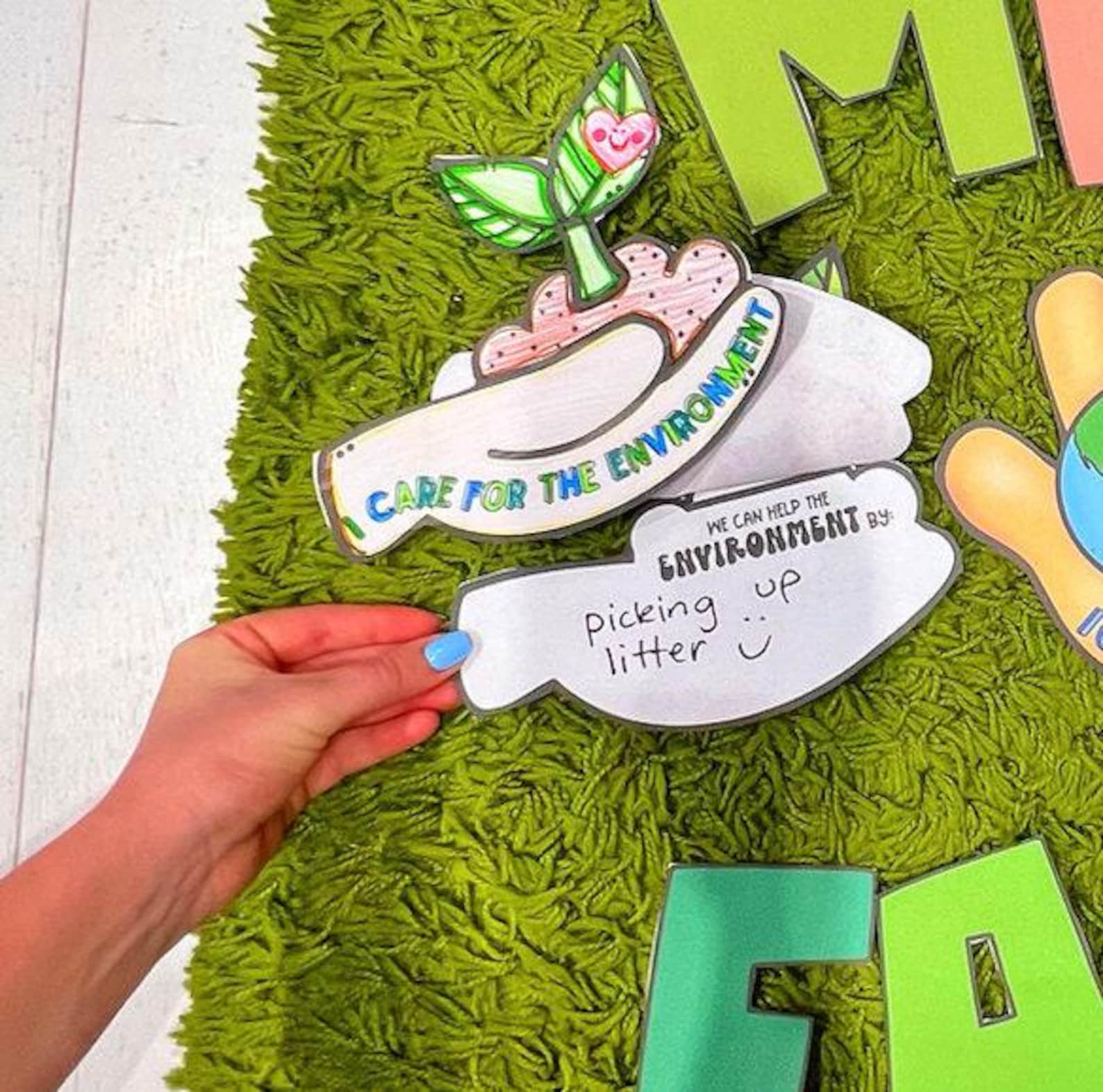 Earth Day / World Environment Day / Craft / Craftivity Display ...