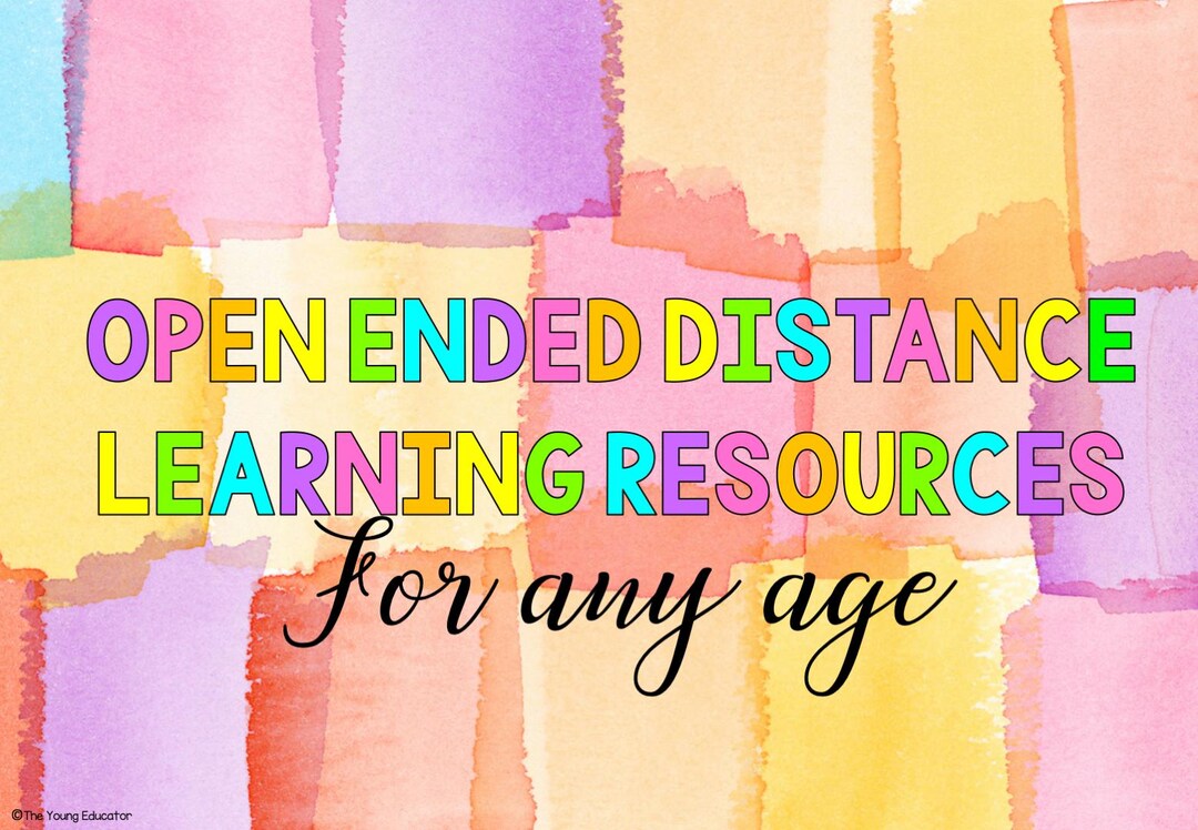 Open Ended Distance Learning Templates - Etsy