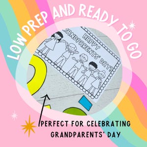 Grandparents Day Activity Pack - Low Prep & Open Classroom Visitor ...