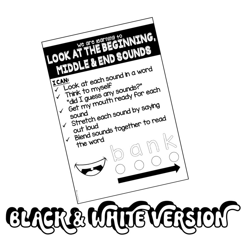 Reading Strategies (accuracy/decoding) Posters and Bookmark / Reading ...