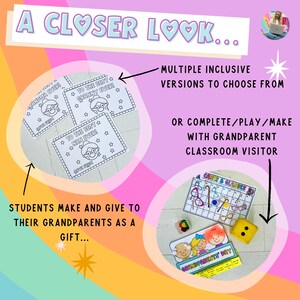 Grandparents Day Activity Pack - Low Prep & Open Classroom Visitor ...