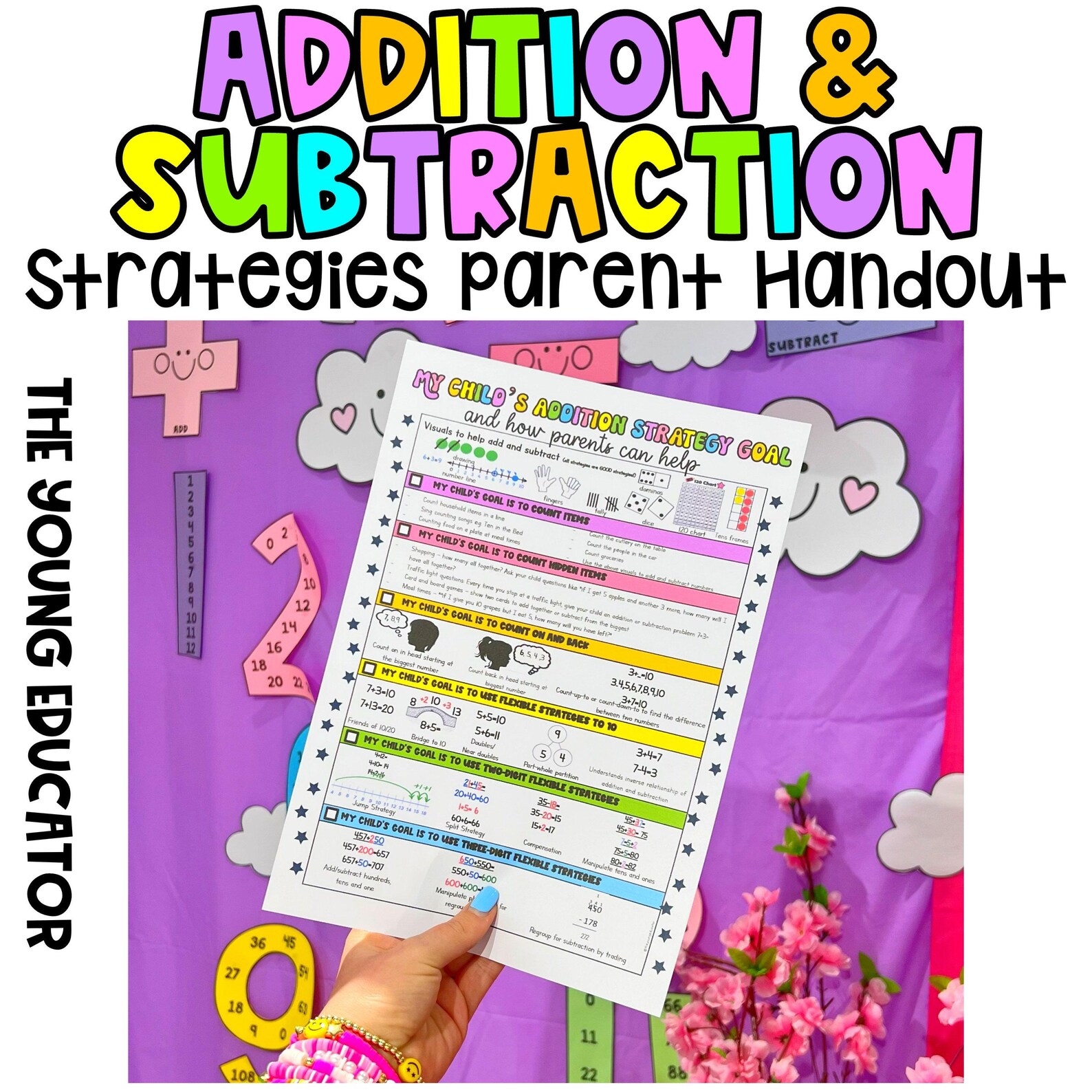 Addition and Subtraction Progressions Parent Handout / Additive ...