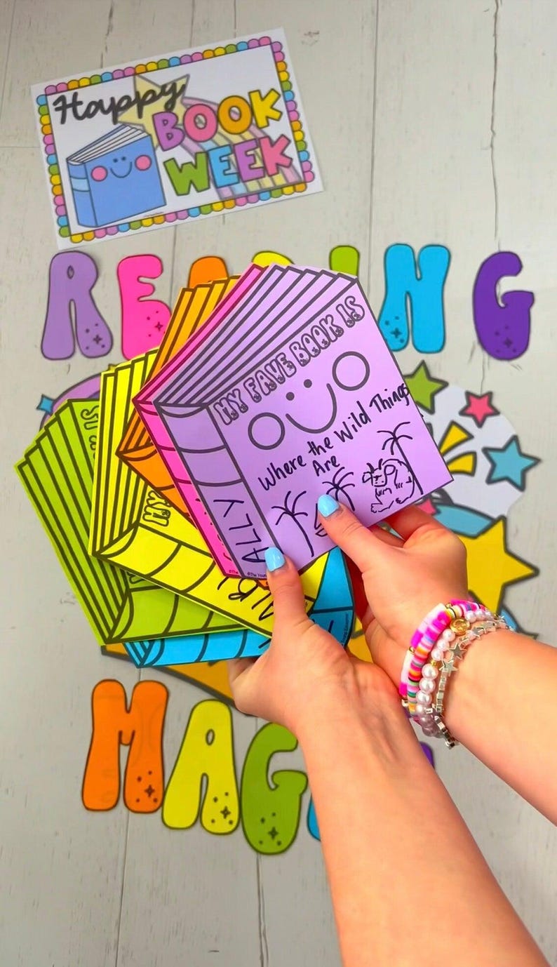 READING IS MAGIC!/ Book Reading Display / Book Week / Book Parade - Etsy