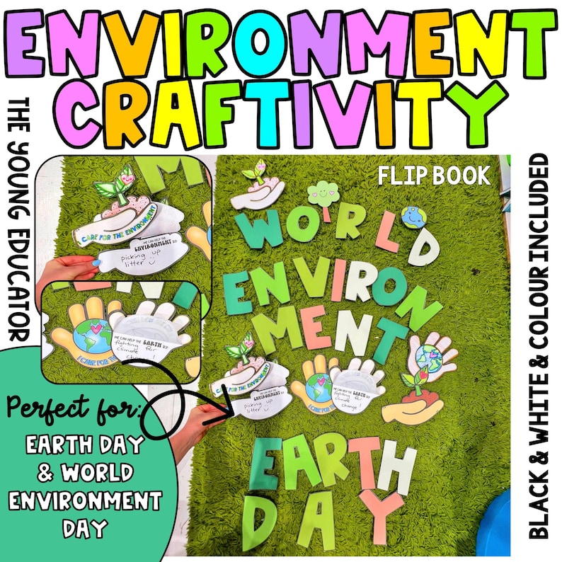 Earth Day / World Environment Day / Craft / Craftivity Display ...