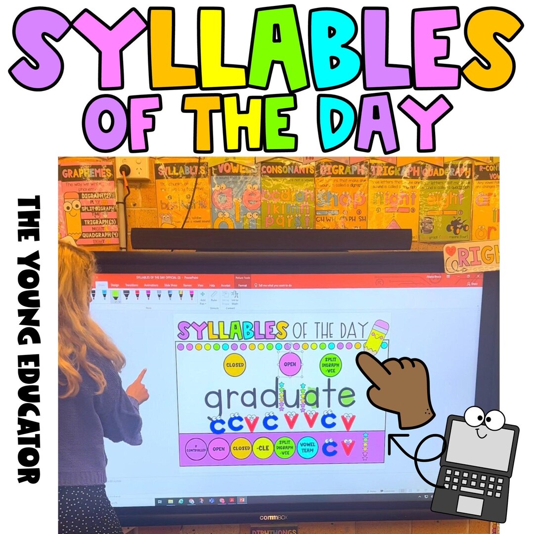 Syllables of the Day - Phonics - Science of Reading - Orton Gillingham ...