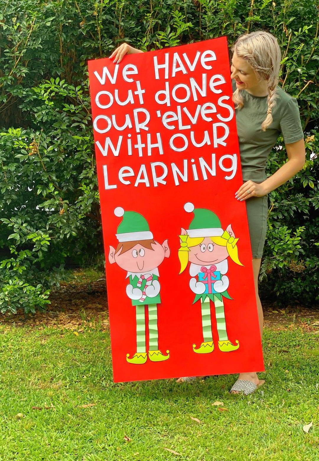 Christmas Door Display - Etsy