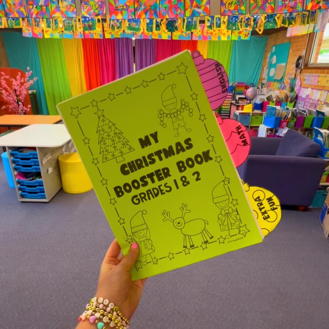 CHRISTMAS BOOSTER BOOK (no Prep - Print and Go!) - Grade 1/2 Curriculum ...