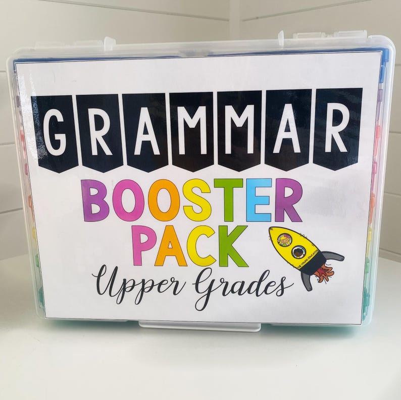 Grammar Booster Pack - Upper Grades Bundle - Etsy