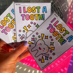 I Lost a Tooth Slip - Etsy