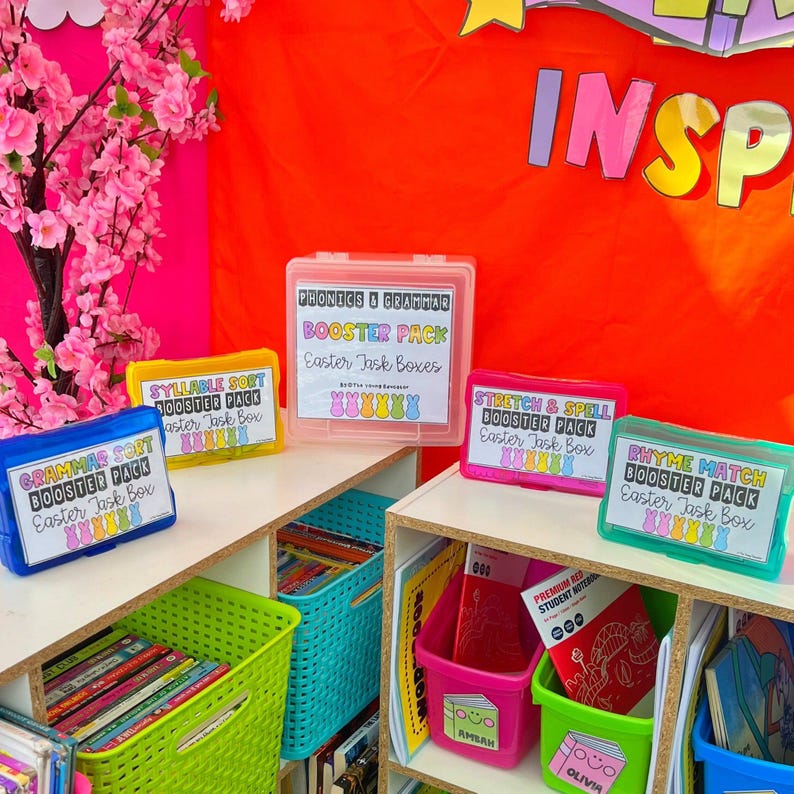 Easter Phonics and Grammar Booster Pack - Science of Reading - Task ...