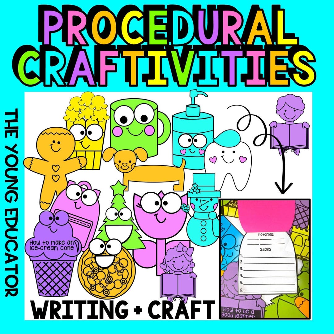 Procedural Craftivity Booster Pack / Instruction Writing - Etsy