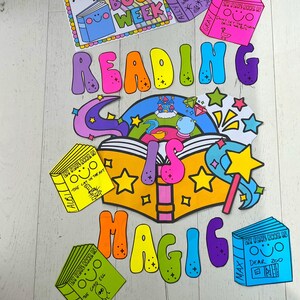 READING IS MAGIC!/ Book Reading Display / Book Week / Book Parade - Etsy