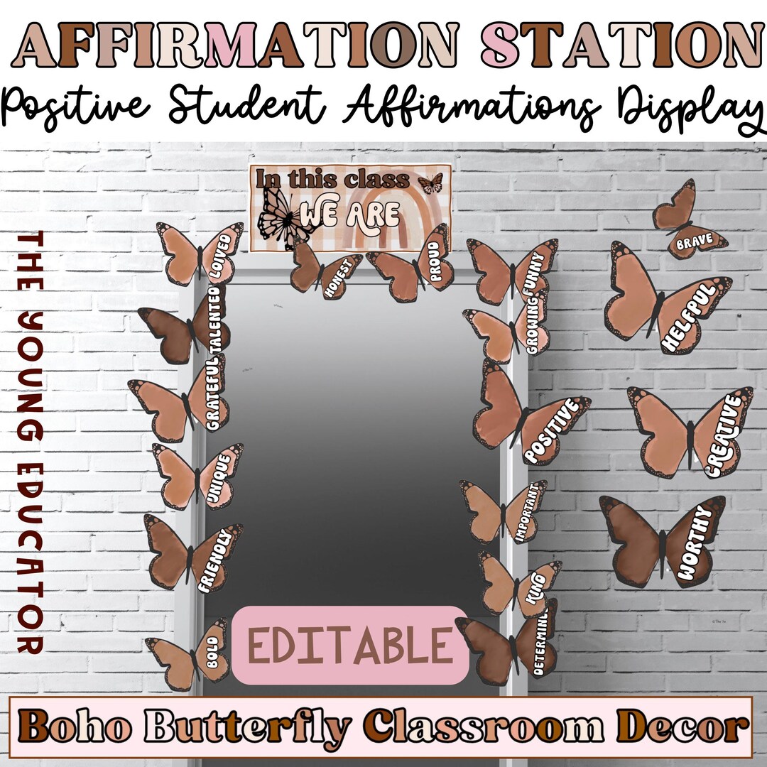 Affirmation Station | Positive Self-talk Self-love Mirror Display ...