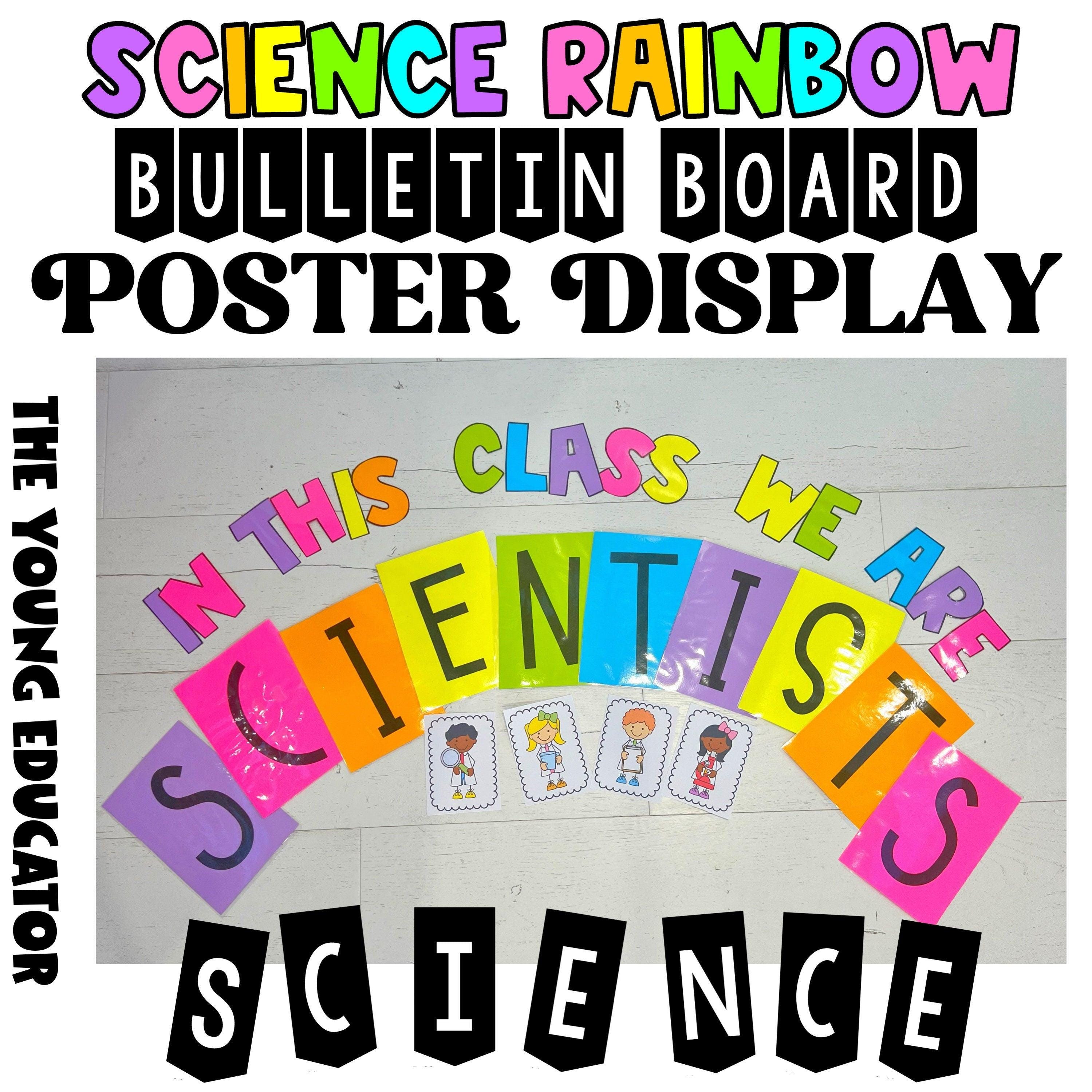 SCIENCE BULLETIN BOARD / Classroom Display / Rainbow Classroom ...
