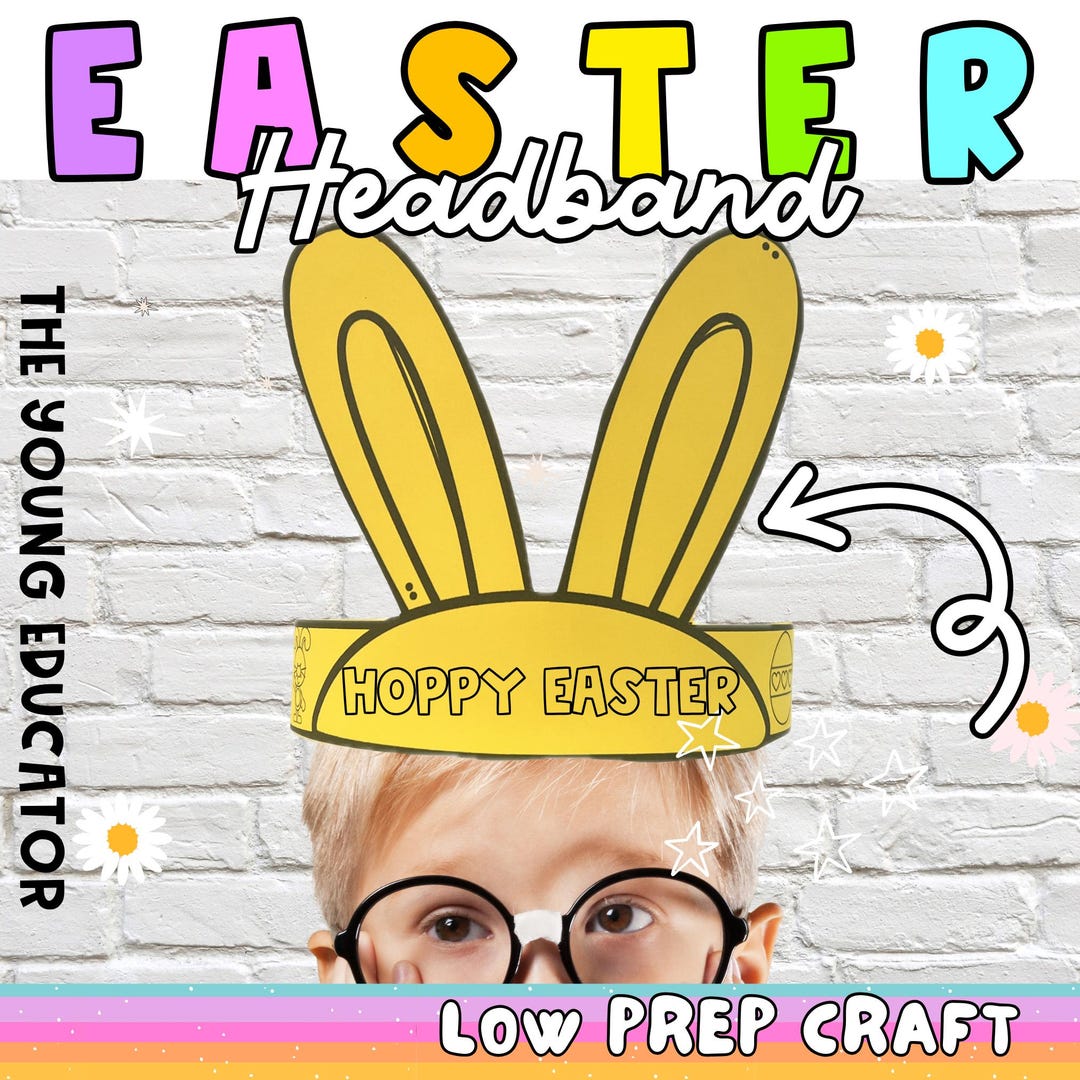 EASTER BUNNY HEADBAND - Etsy