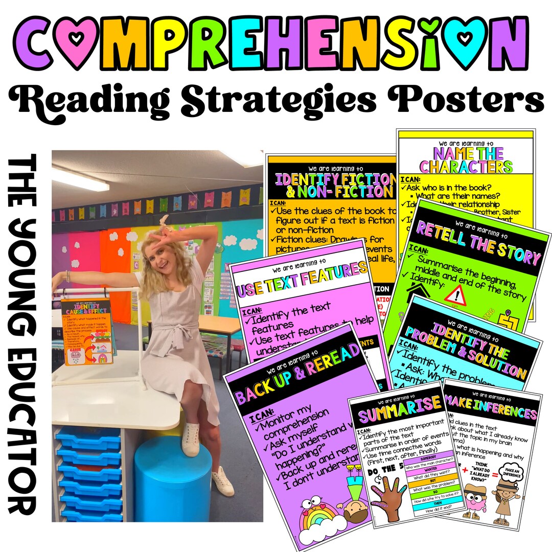 Comprehension Strategies understanding Posters / Reading Strategies ...