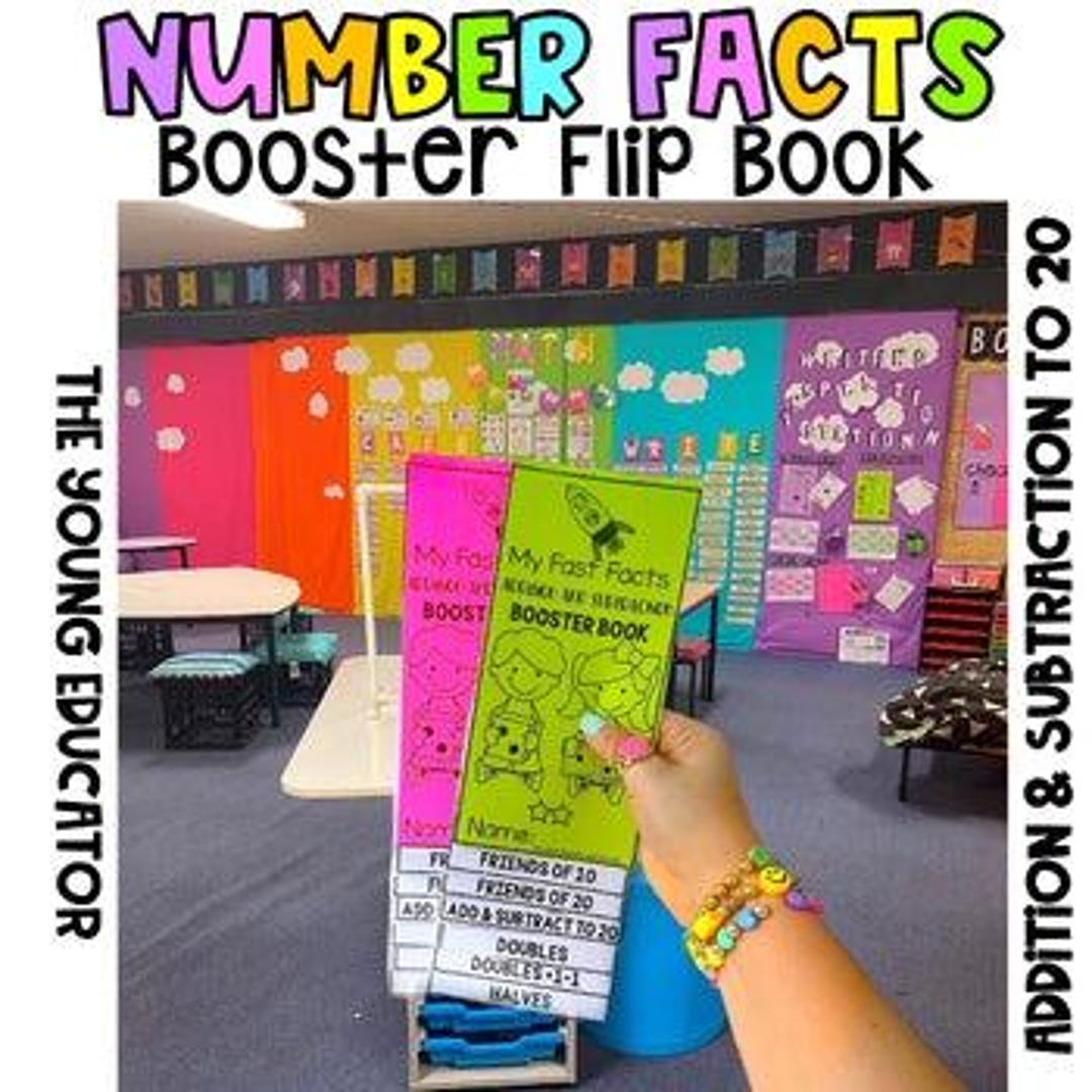 Addition and Subtraction Facts to 20 Booster Flip Book - Etsy