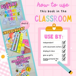 Grandparents Day Activity Pack - Low Prep & Open Classroom Visitor ...