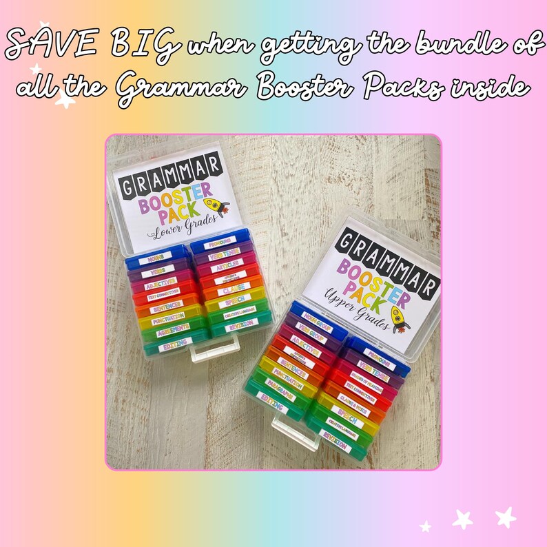 13. Pronouns Lower Grades Grammar Booster Pack - Etsy