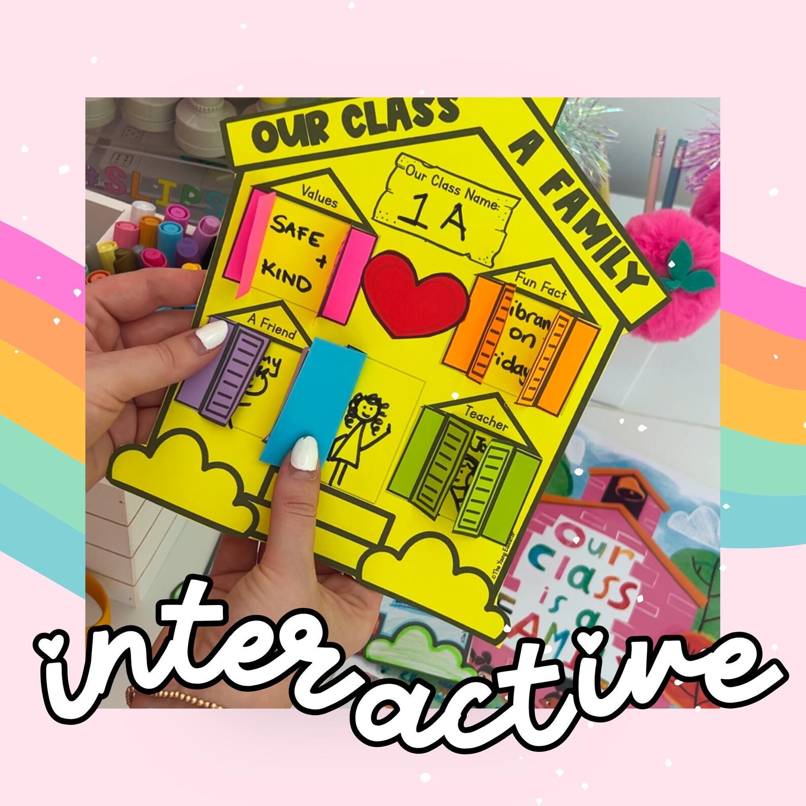 Our Class is a Family Craft Activity | Interactive Craftivity | Back to ...