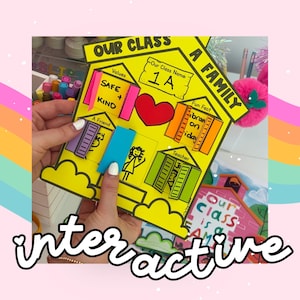 Our Class is a Family Craft Activity | Interactive Craftivity | Back to ...