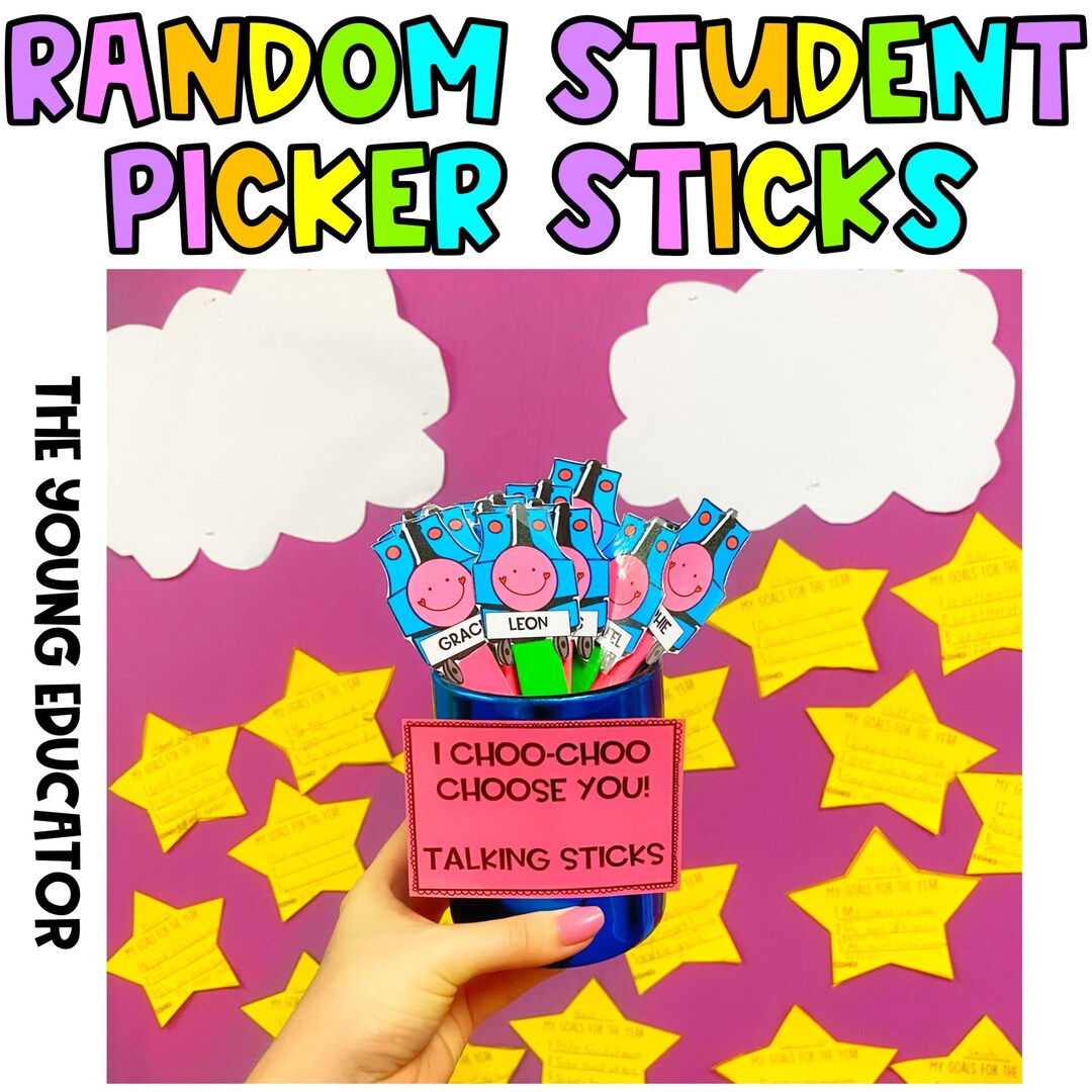 Random Student Picker Sticks - Formative Assessment - Etsy