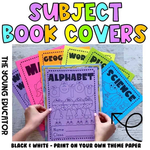 Book Covers for Students - Etsy UK