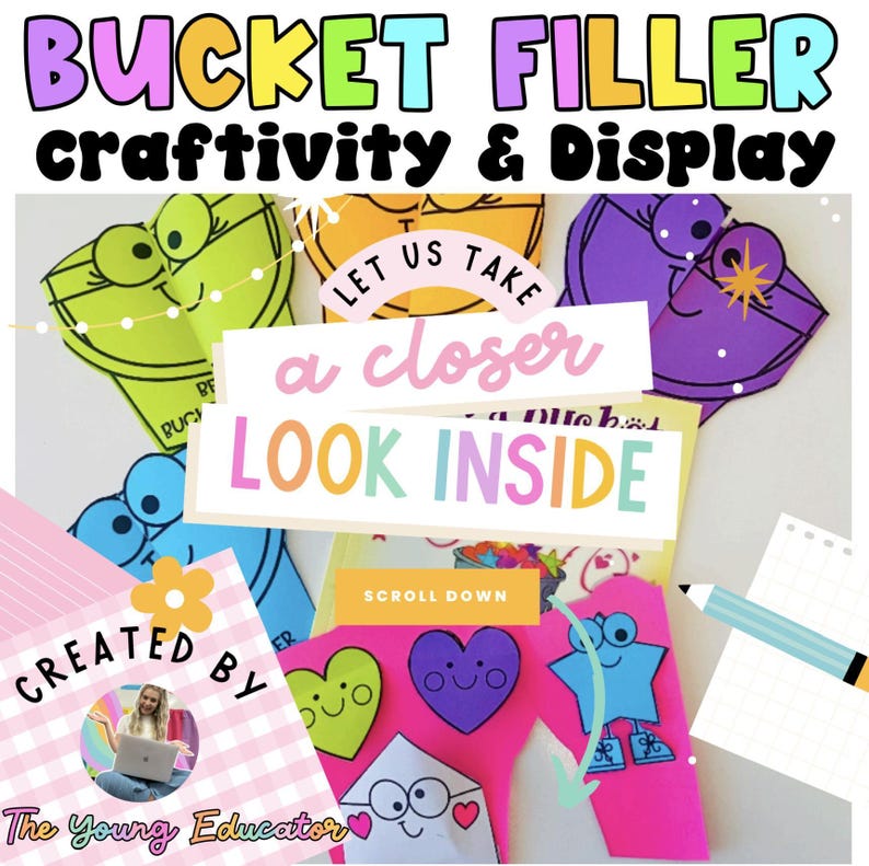 Bucket Filler Craftivity/back to School/friendship Recipe/how to Fill a ...