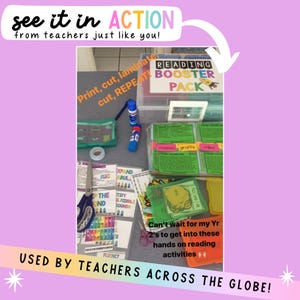 Reading Booster Pack Bundle | Reading Strategies Task Boxes | Science ...