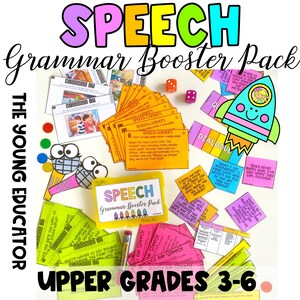 Grammar Booster Pack - Upper Grades Bundle - Etsy