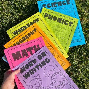 Editable Subject Book Covers - Back to School - Classroom - Etsy