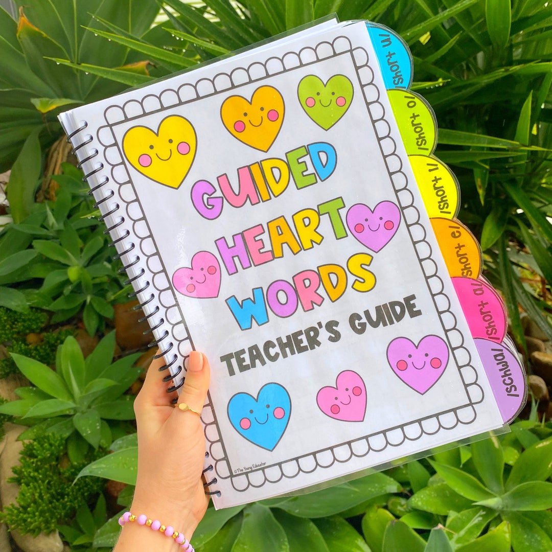 GUIDED HEART WORDS Teacher's Guide / Science of Reading / - Etsy