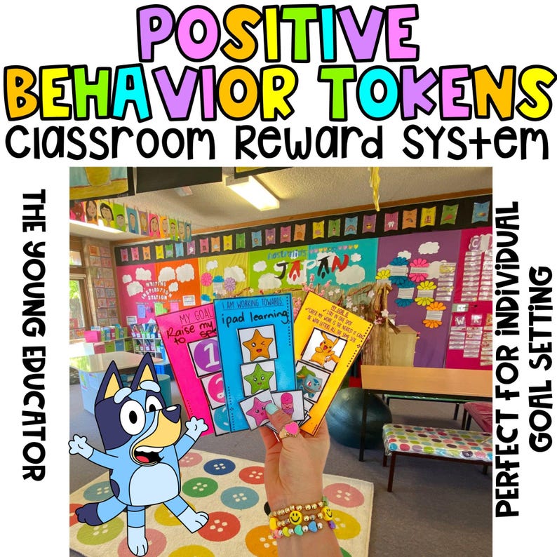 Positive Behavior/behaviour Tokens (reward System) / Blue Dog ...