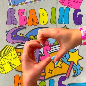 READING IS MAGIC/ Book Reading Display / Book Week / Book Parade - Etsy