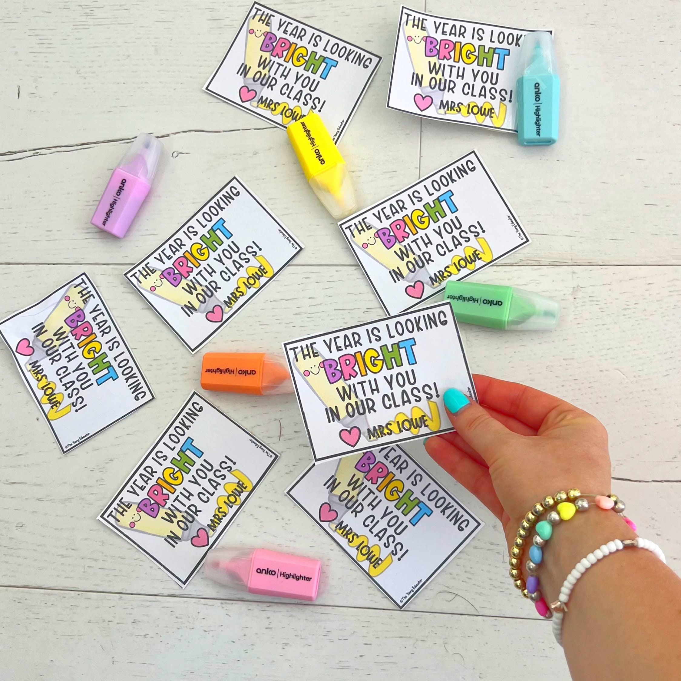 Back to School Gift Tags Editable Open House Meet the Teacher Student ...