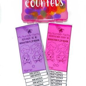 Addition and Subtraction to 10 Booster Flip Books BUNDLE - Etsy