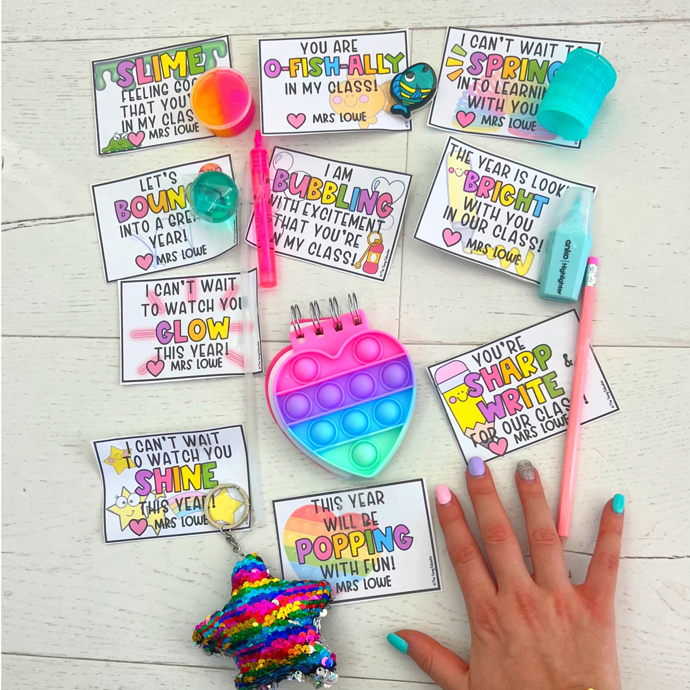 Back to School Gift Tags Editable Open House Meet the Teacher Student ...