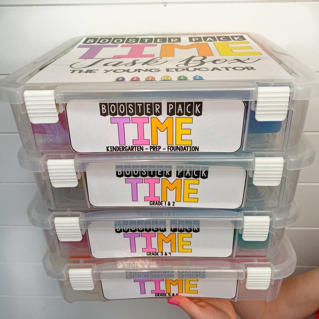 TIME BOOSTER PACK Bundle - Maths Activity Pack Bundle *differentiated ...