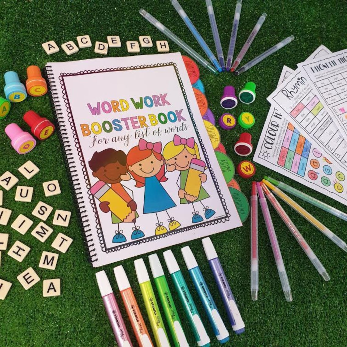 Word Work Booster Book - Spelling Activities for ANY List - Etsy