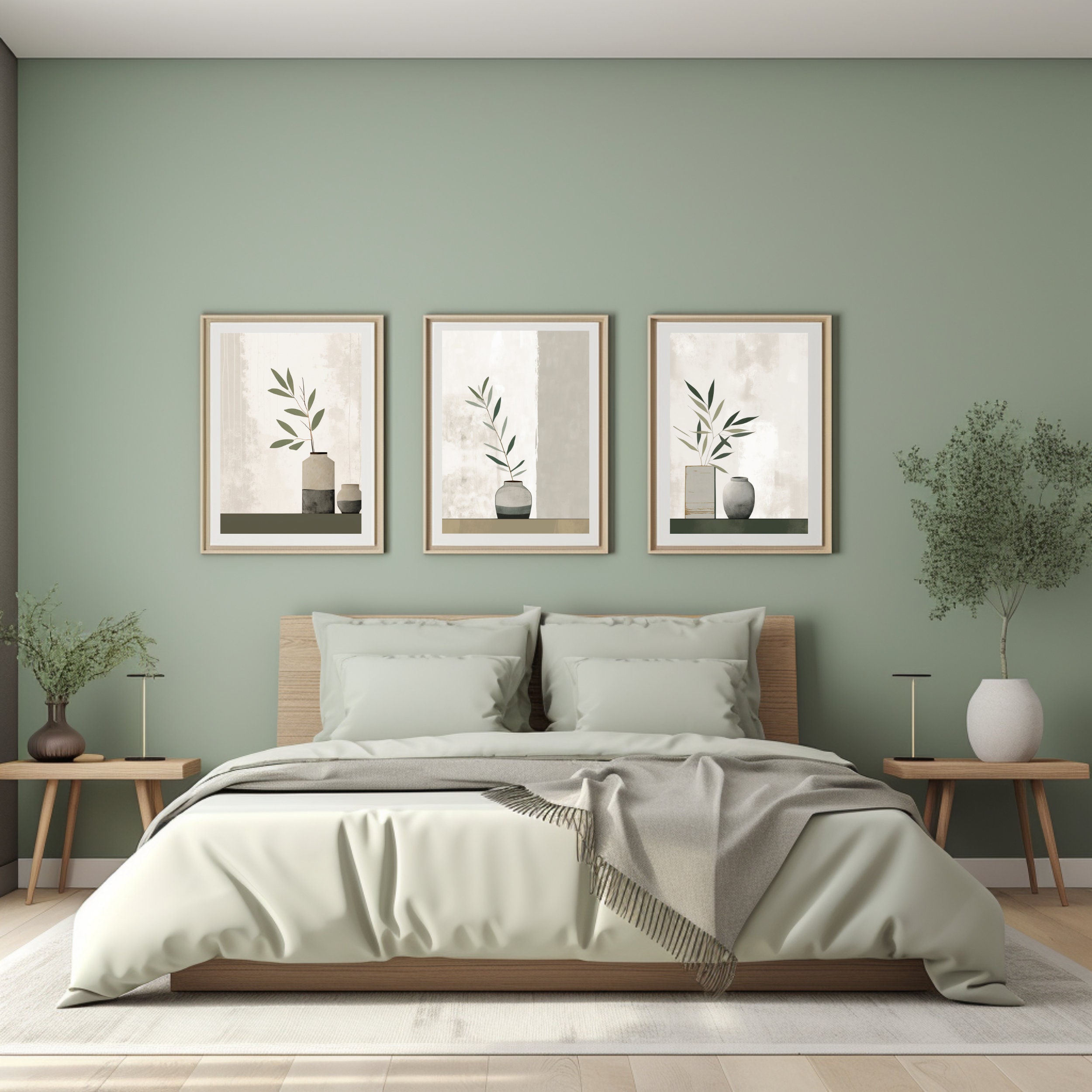 Set of 3 Japandi Wall Art Japandi Art Wabi Sabi Wall Art Japandi Wall ...