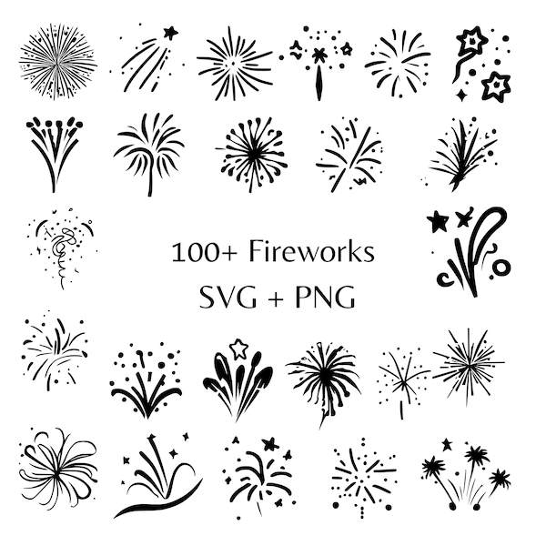 Fireworks Print - Etsy