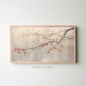 Samsung Frame TV Art Spring Wabi Sabi Art Spring Japandi Nature Japanese Nature Tv Art Japandi ...